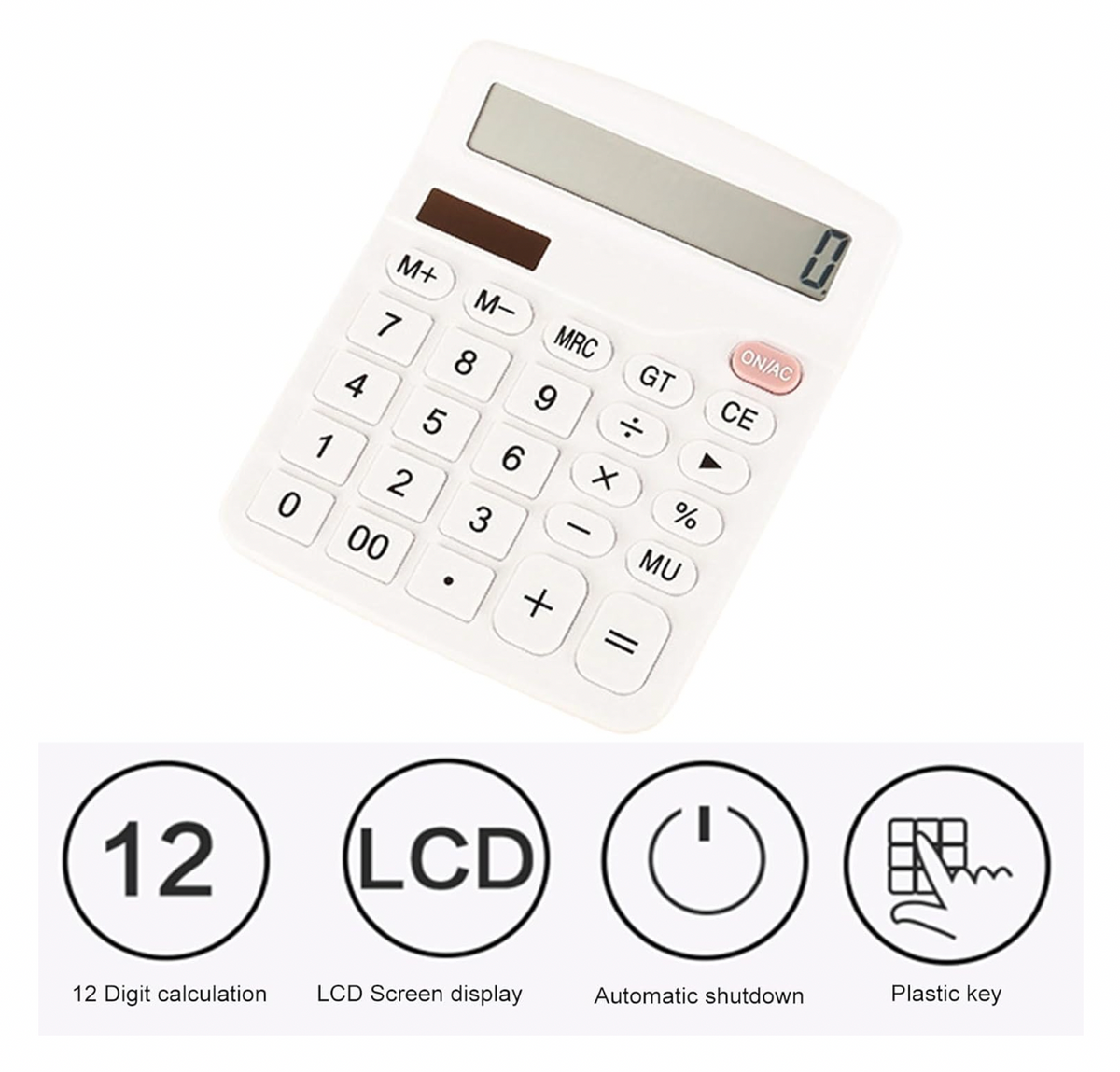 White Calculator – Dress Your Desk